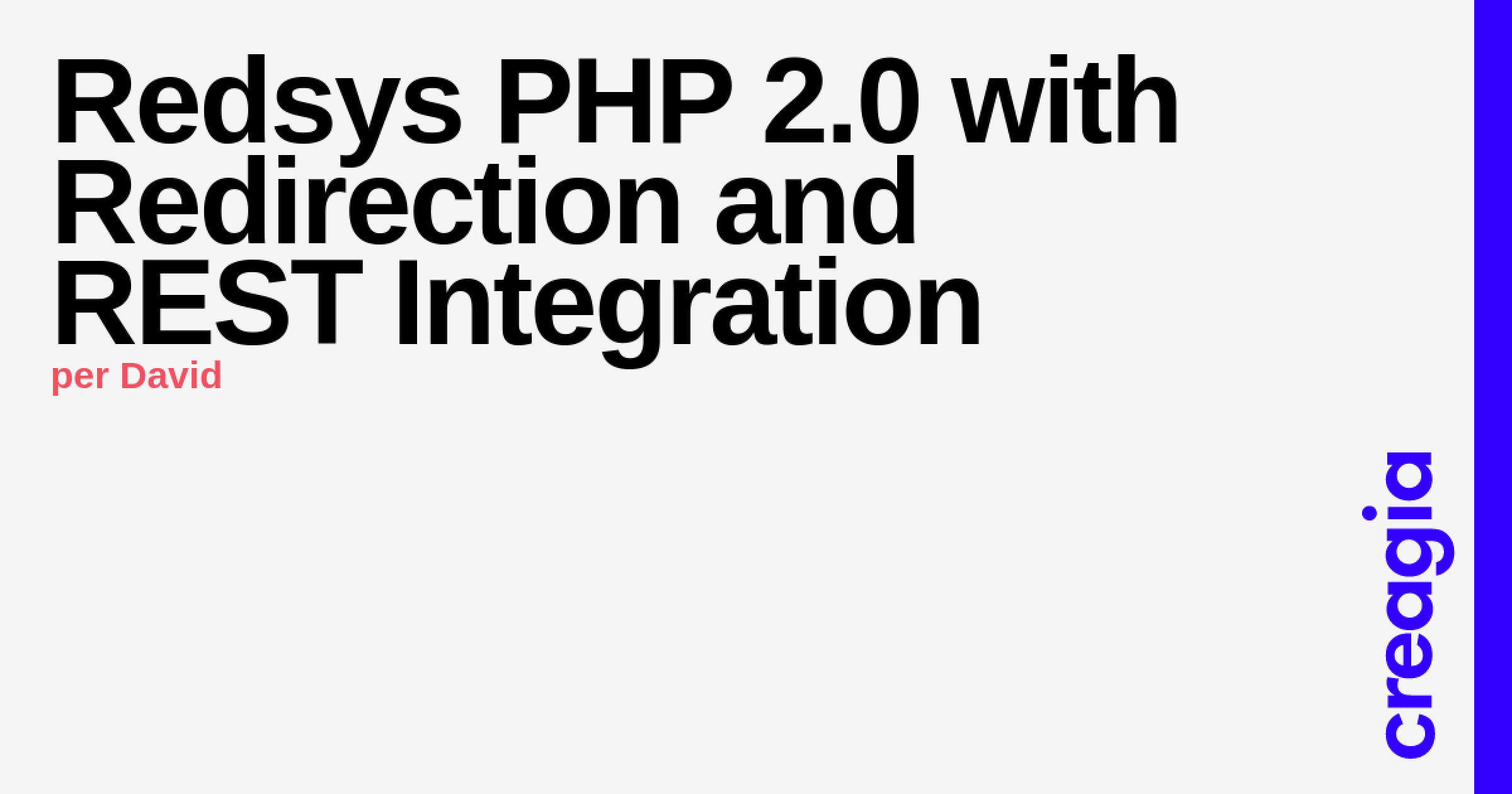 Redsys Php 20 With Redirection And Rest Integration — Creagia